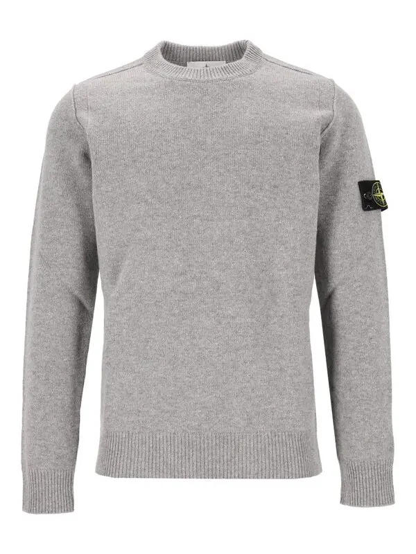 Stone Island Lambswool Crew Neck Sweater