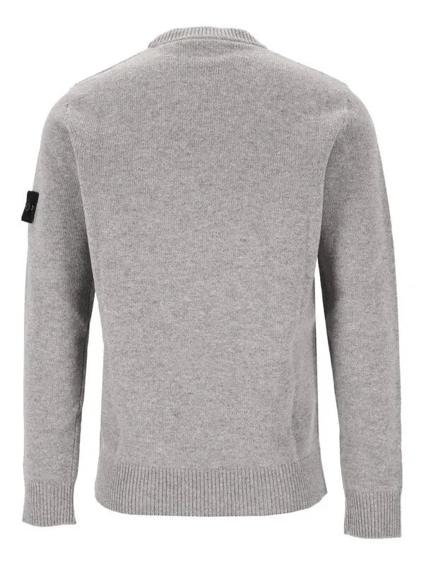 Stone Island Lambswool Sweater - Gray