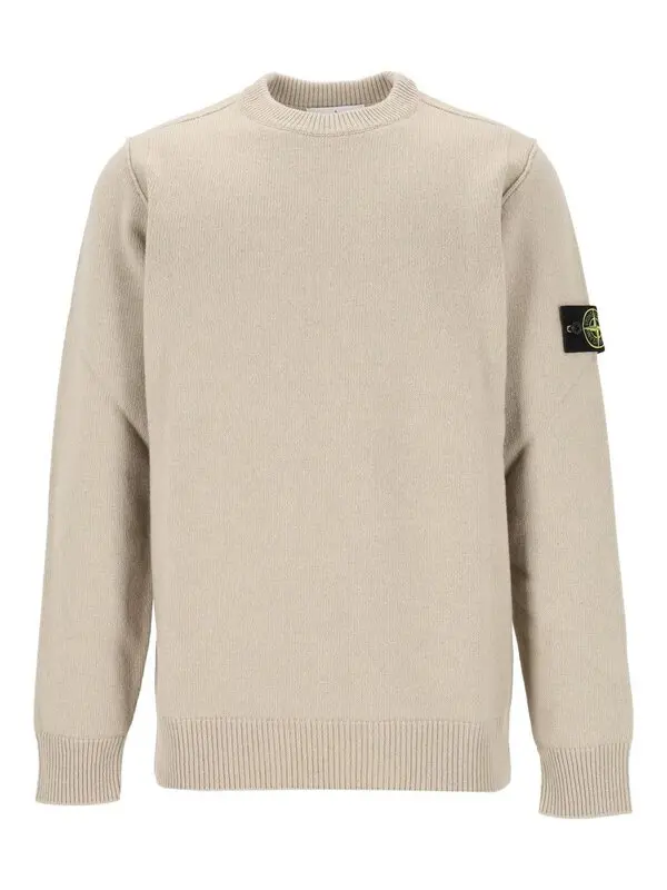 Stone Island Lambswool Crew Neck Sweater