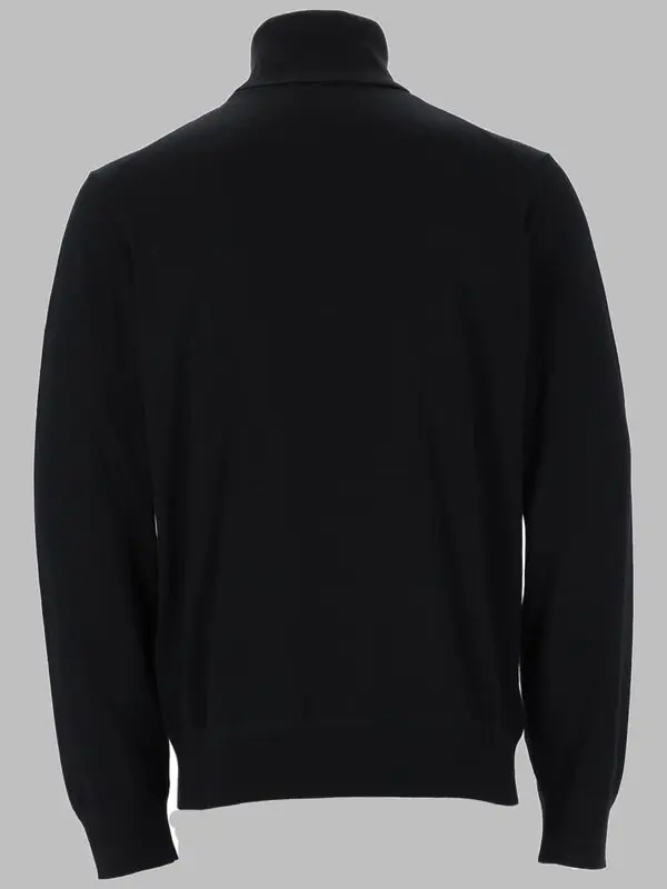 TOM FORD Dolcevita In Pura Lana A Maglia Fine - Black