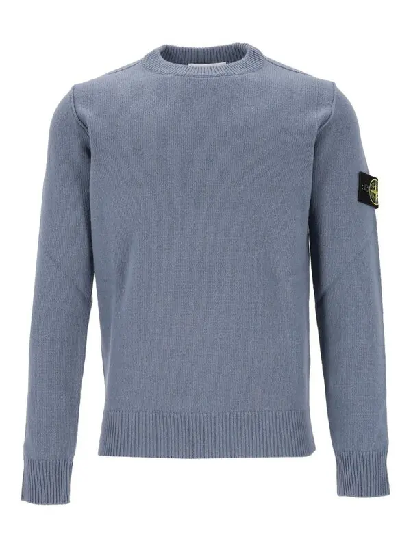 Stone Island Lambswool Crew Neck Sweater