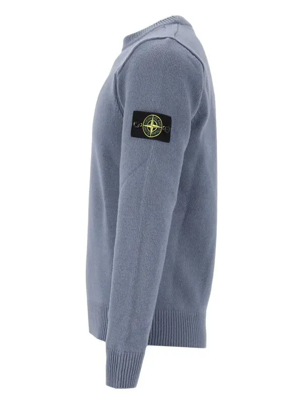 Stone Island Lambswool Sweater - Blue