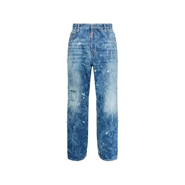 Dsquared2 Trousers Wide-leg Trousers - Blue