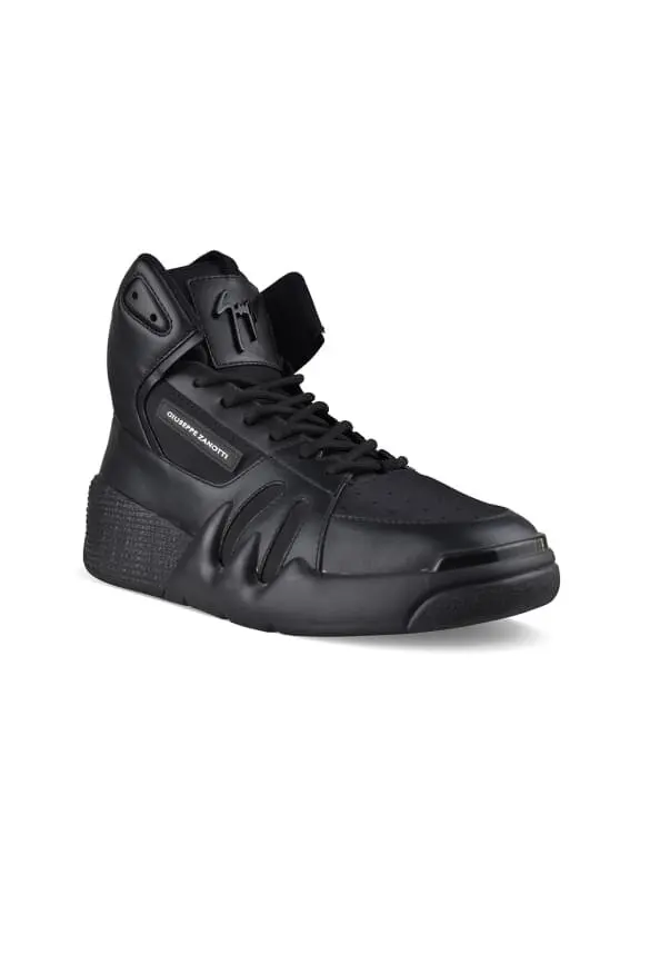 GIUSEPPE ZANOTTI Leather High Top Sneakers