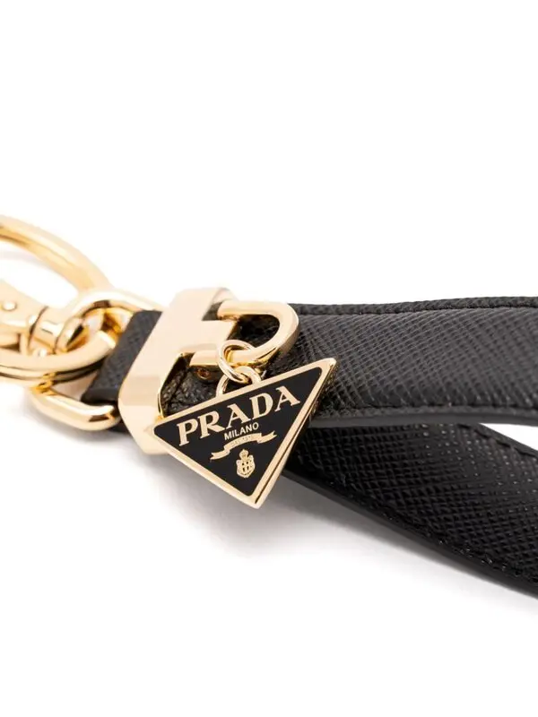 Prada Saffiano Leather Key Ring