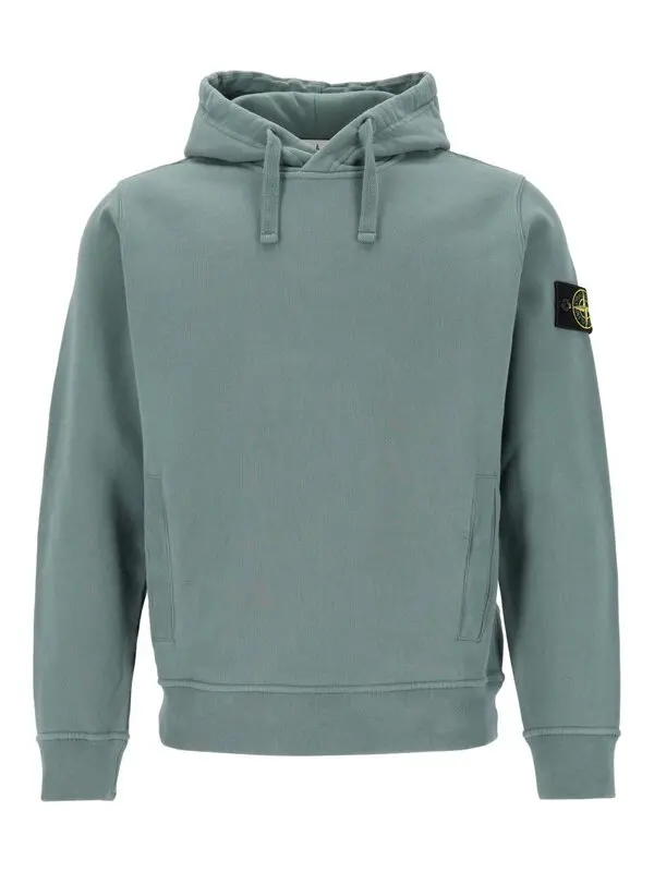 Stone Island Brushed Organic Cotton Hoodie