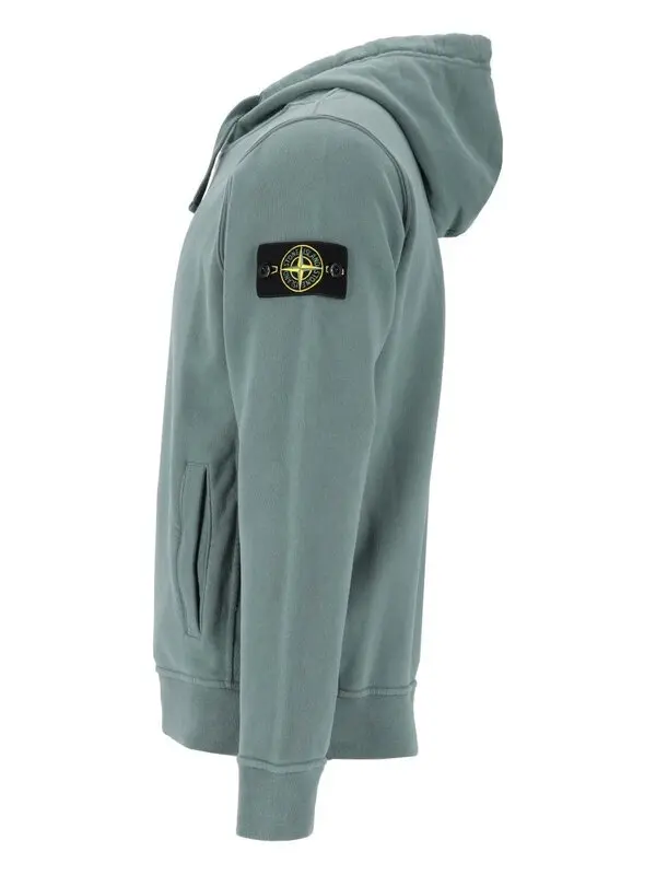 Stone Island Brushed Organic Cotton Hoodie