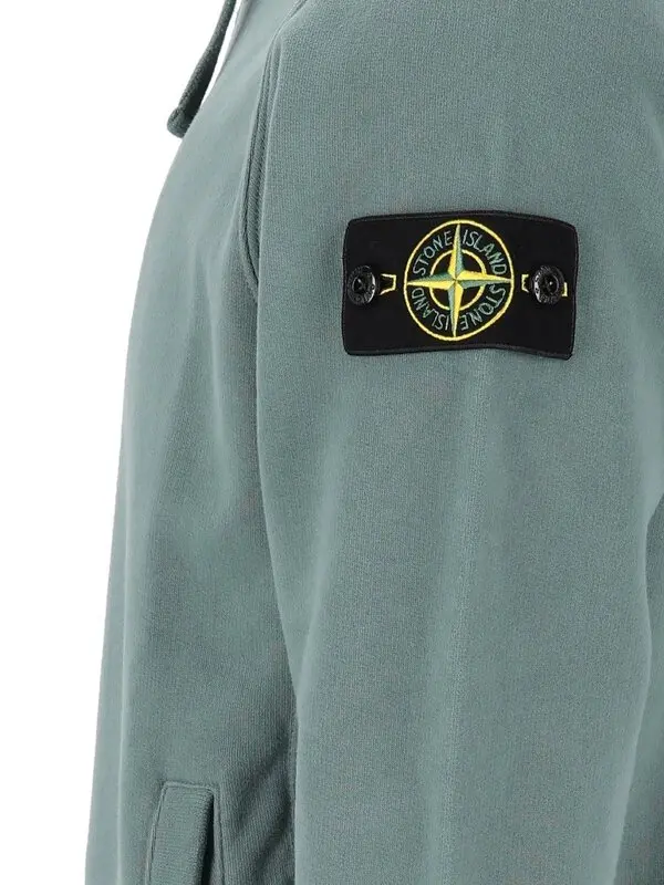 Stone Island Brushed Organic Cotton Hoodie