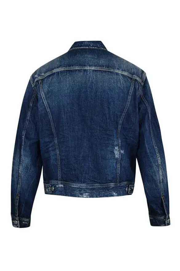 Dsquared2 Be Cool Be Nice Denim Jacket - Blue