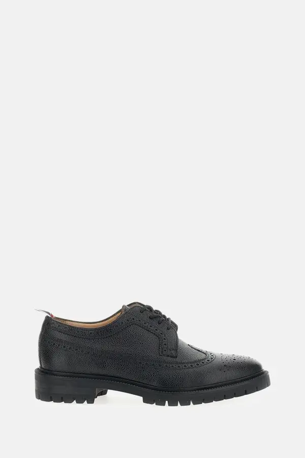 Thom Browne Pebble-grain Leather Longwing Brogues - Multicolor