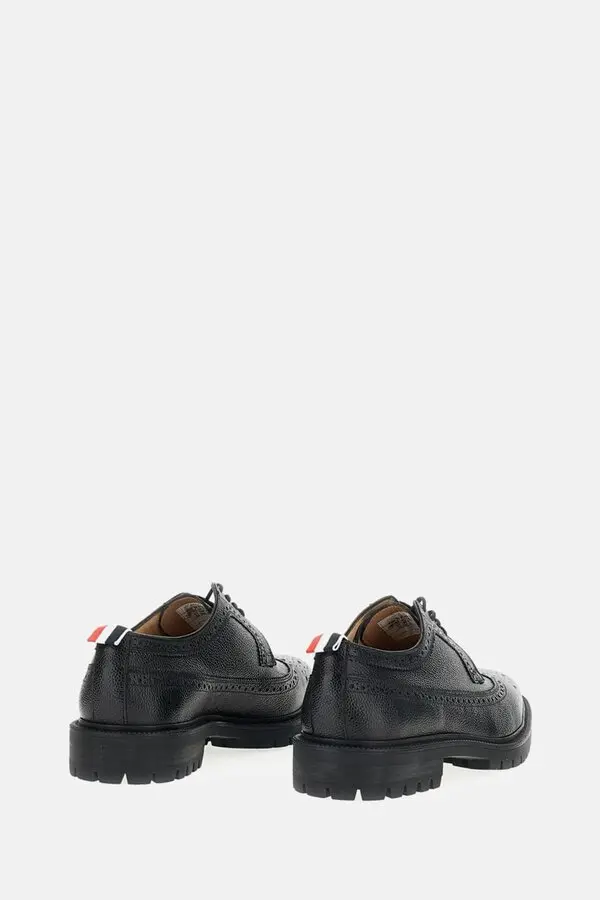 Thom Browne Pebble-grain Leather Longwing Brogues - Multicolor