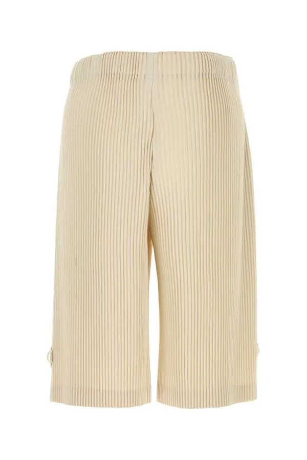 Issey Miyake Sand Polyester Bermuda Shorts