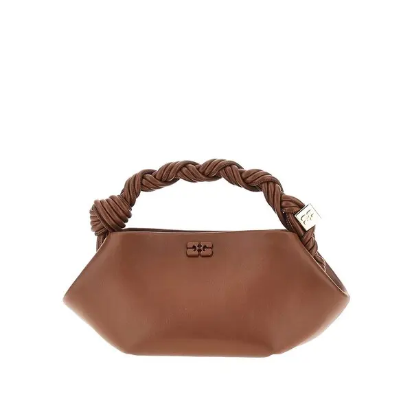 GANNI Recycled Leather 'bou' Mini Bag - Brown