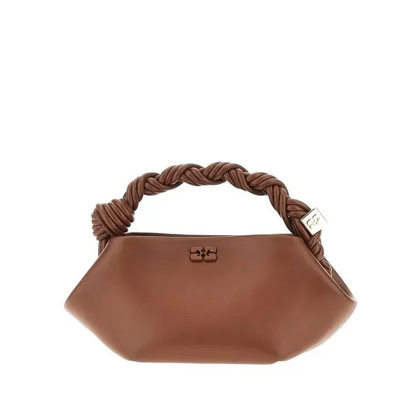 GANNI Recycled Leather Bou Mini Bag - Brown