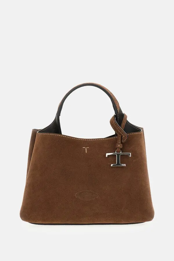 TOD'S Apa Sacca Micro Suede Bag