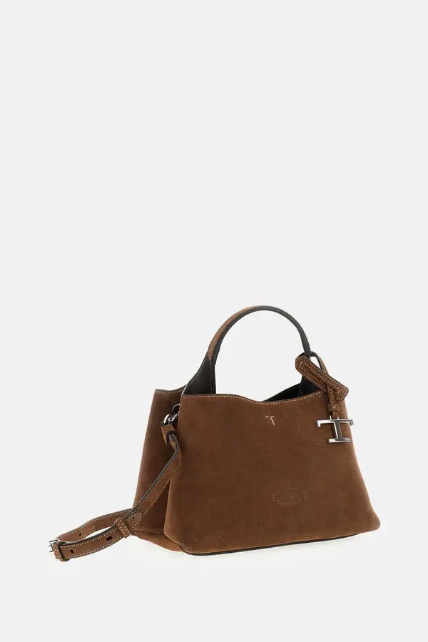 TOD'S Apa Sacca Micro Suede Bag
