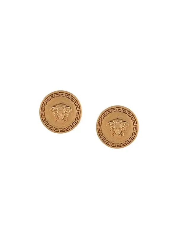 Versace Orecchini A Bottone Tribute