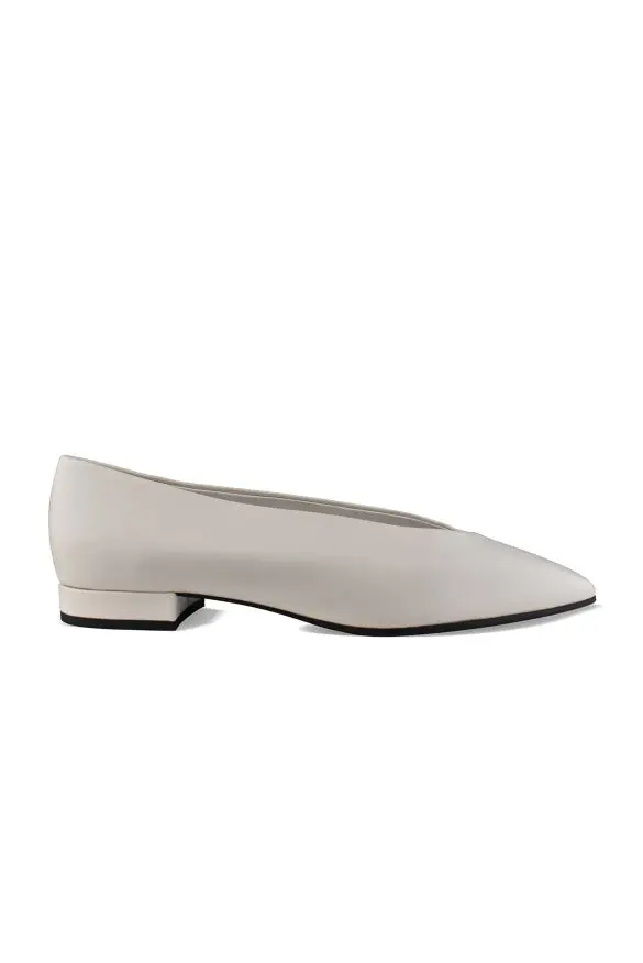 Loro Piana Ballerinas Rebecca - White