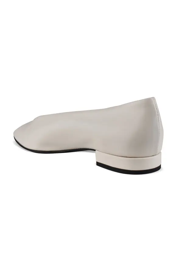 Loro Piana Rebecca Ballerinas - White
