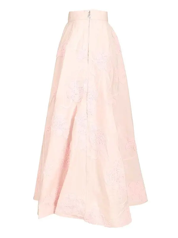ROTATE BY BIRGER CHRISTENSEN The Flower Maxi Light Pink Long Skirt