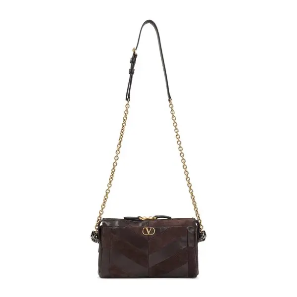 Valentino Garavani Small Panthea Shoulder Bag - Brown