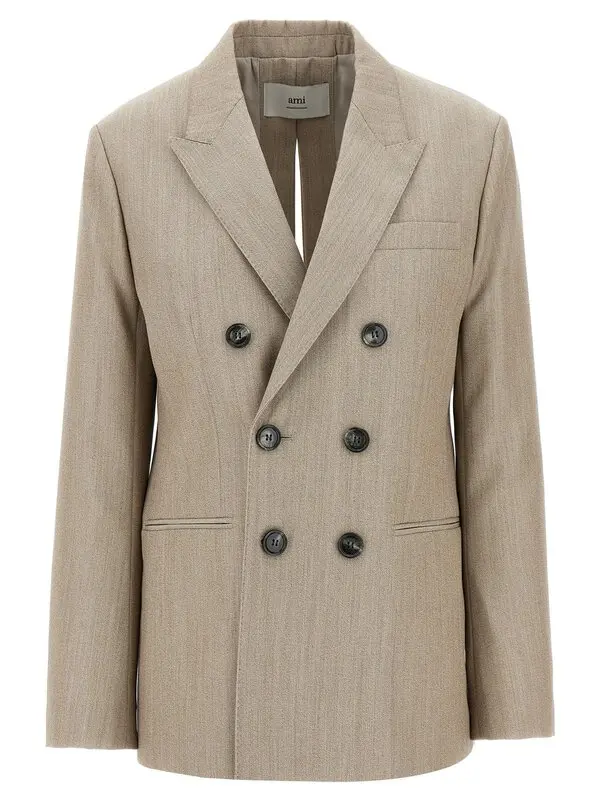AMI Paris Maxi Split Blazer