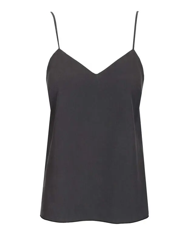 Max Mara Silk Canvas Top - Blue