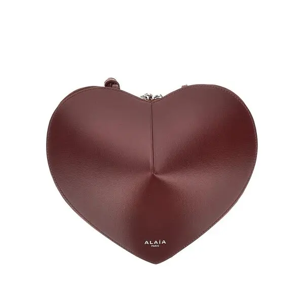 Alaïa Le Coeur Leather Bag - Red