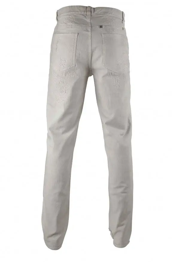 Givenchy Distressed Slim-fit Denim Jeans