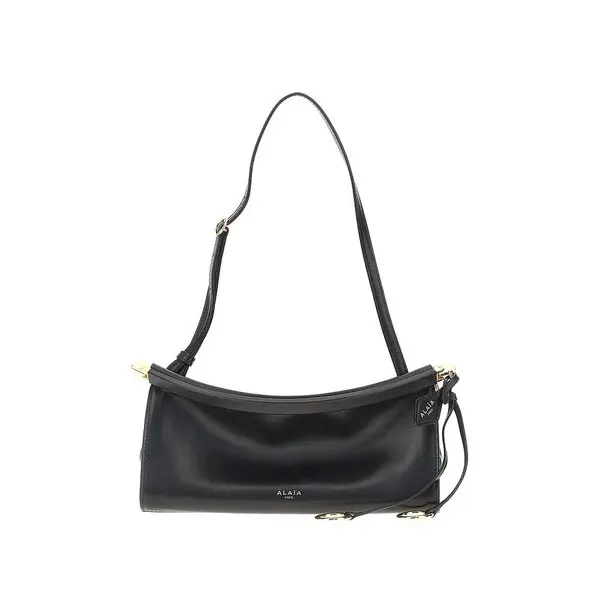 Alaïa Leather Le Click East West Bag - Black