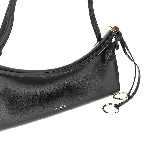 Alaïa Leather Le Click East West Bag - Black