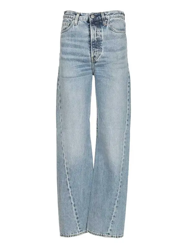 TOTEME Twist Seam Denim Jeans - Blue