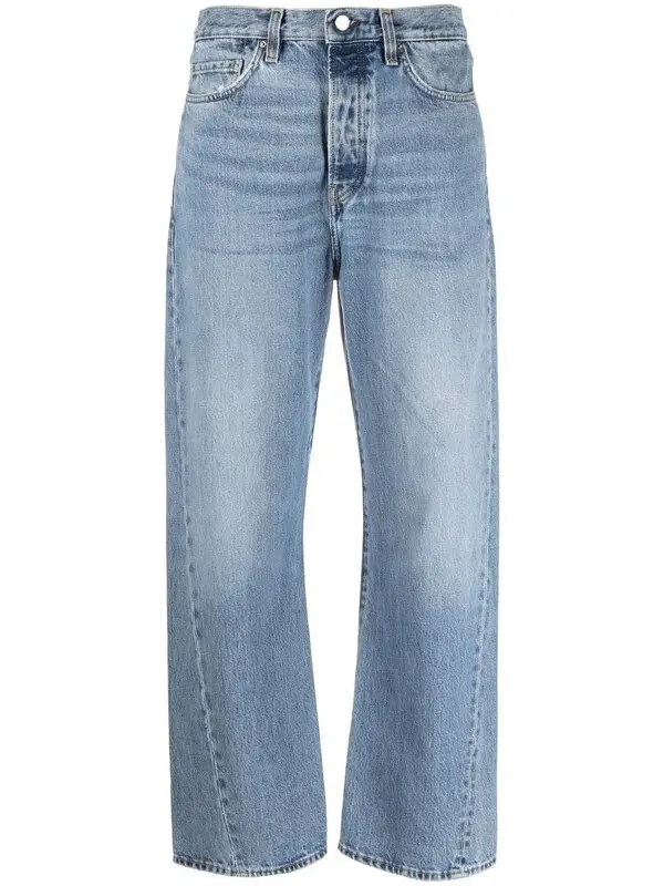 TOTEME Twist Seam Denim Jeans - Blue