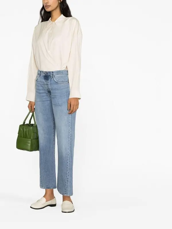 TOTEME Twist Seam Denim Jeans - Blue