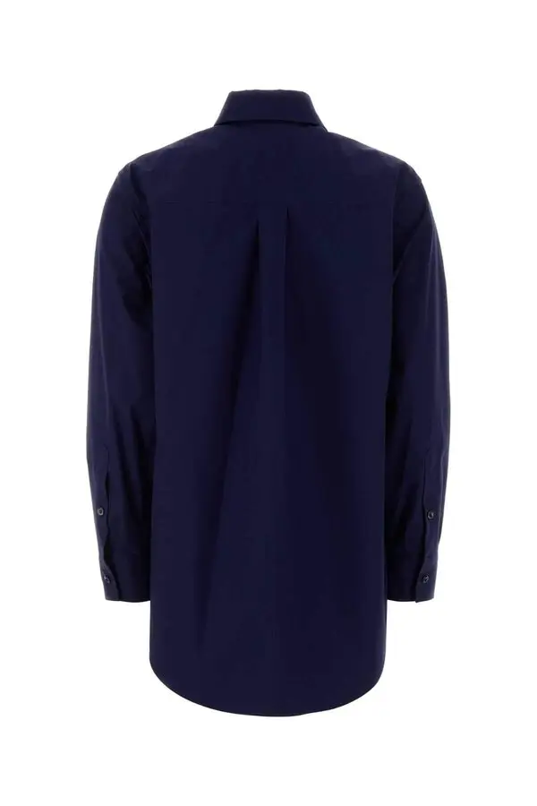 Fendi Navy Poplin Shirt - Blue