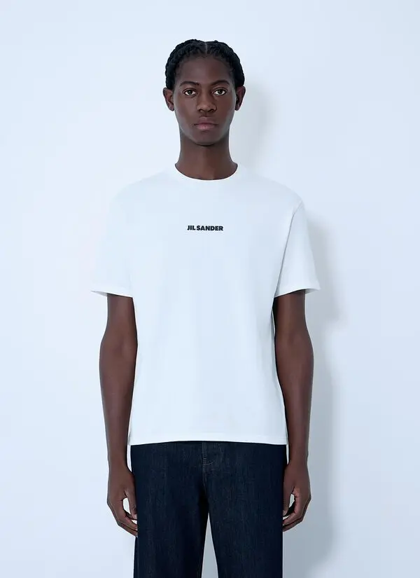 JIL SANDER Logo Print T-shirt - White