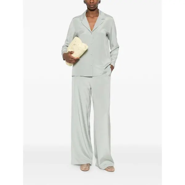Max Mara Silk Palazzo Pants