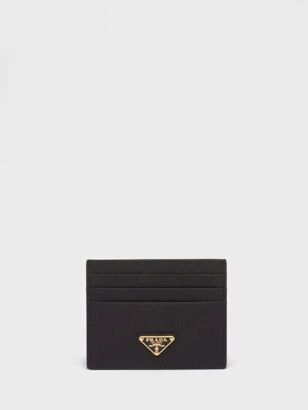 Prada Calf Leather Card Holder With Logo