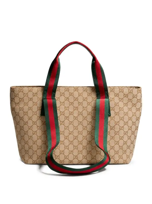 Gucci Small Gg Print Shopping Bag