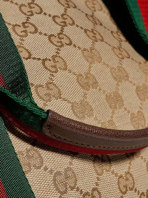 Gucci Small Gg Print Shopping Bag