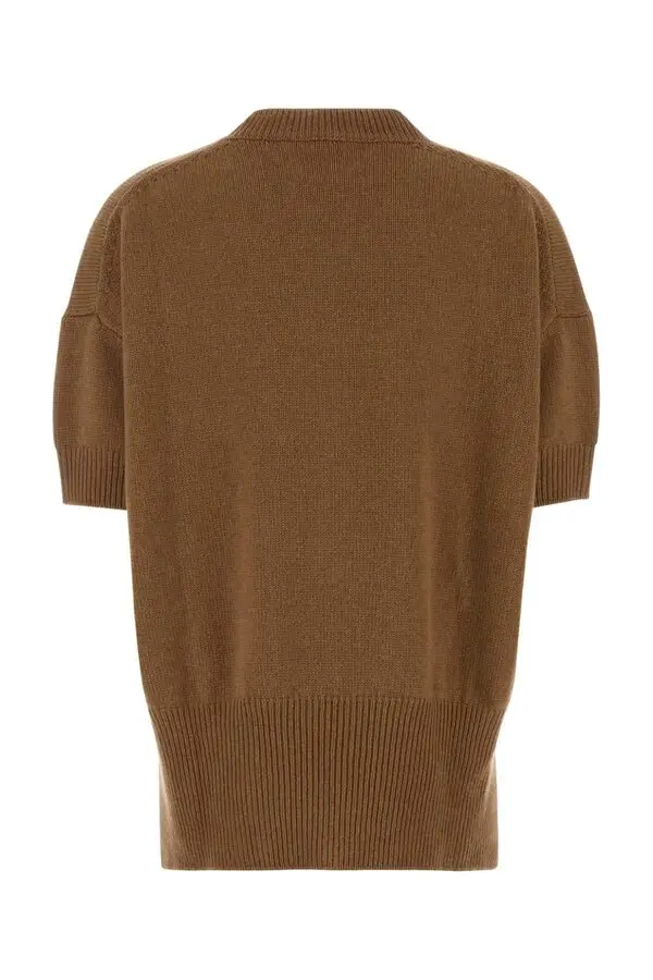 JIL SANDER Camel Cashmere Sweater