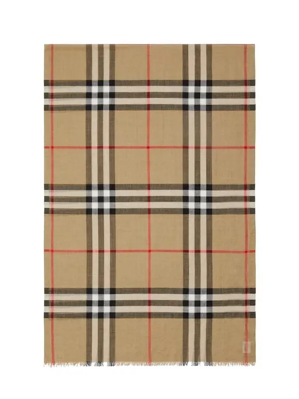 Burberry Sciarpa Check - Cream