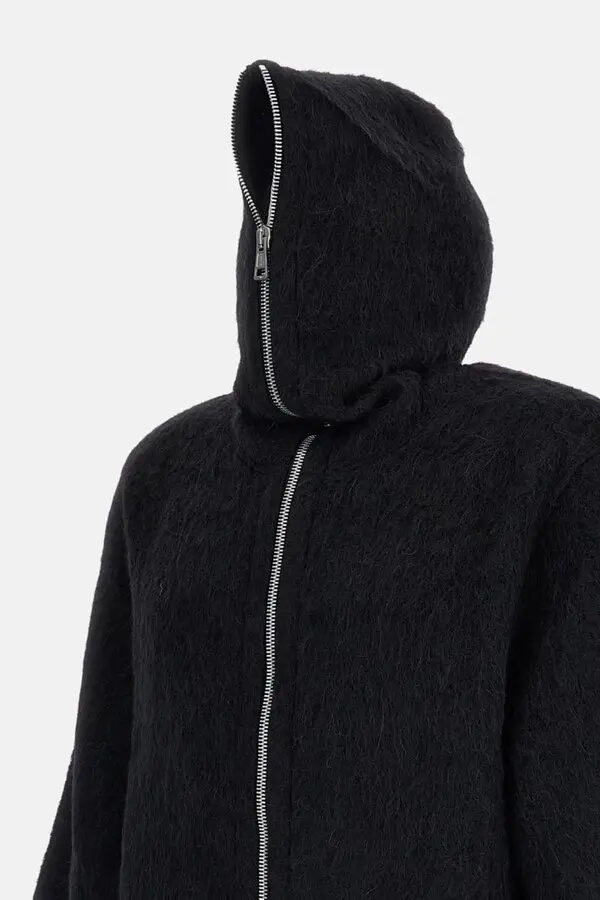 Our Legacy Full Zip Wool Hood - Multicolor