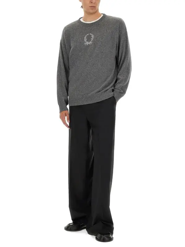 Moschino Wool Canvas Pants