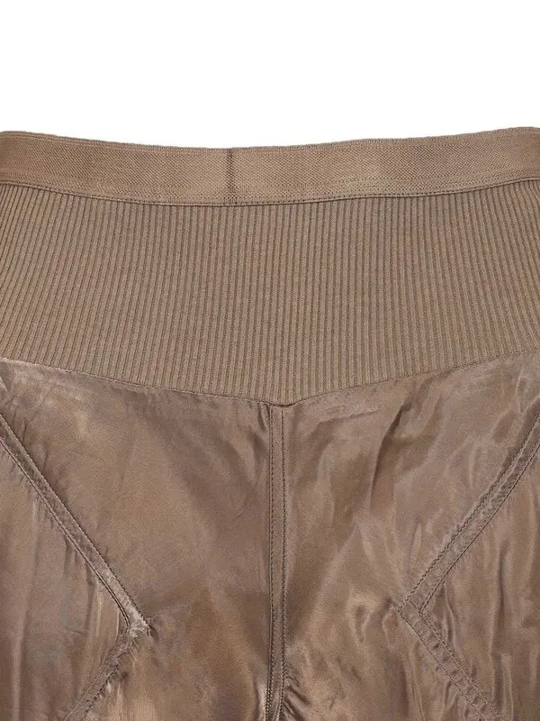 Rick Owens Bias Satin Flared Trousers