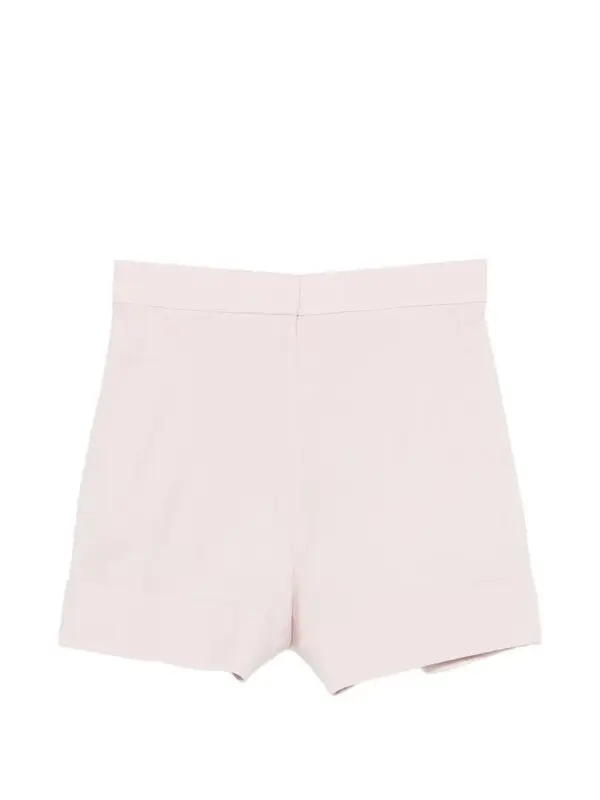 Max Mara Wool And Silk Canvas Shorts