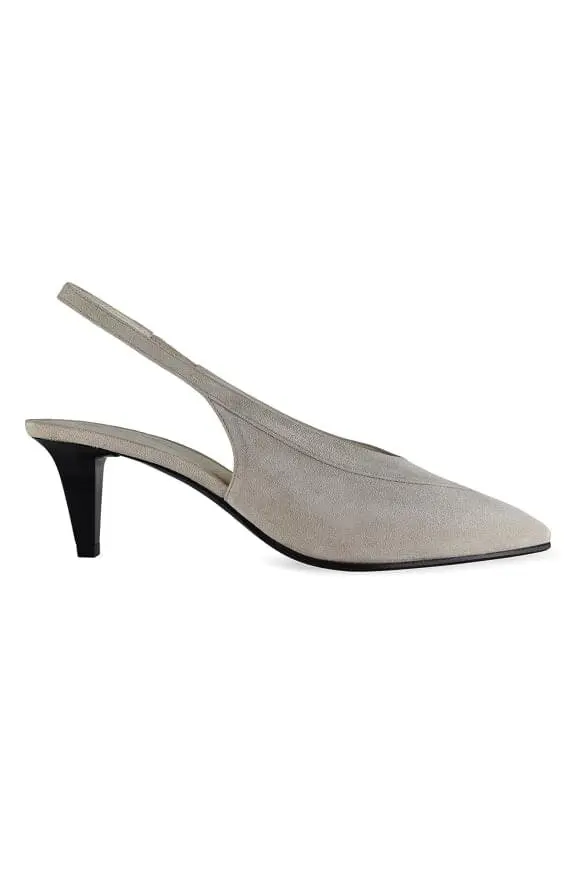 Loro Piana Suede Pumps - Gray