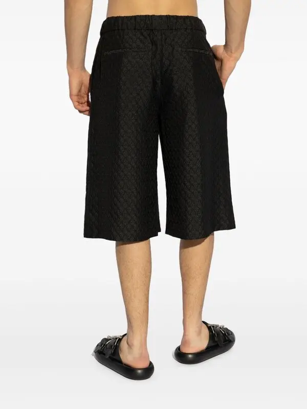 Alexander McQueen Skull Print Bermuda Shorts - Multicolor