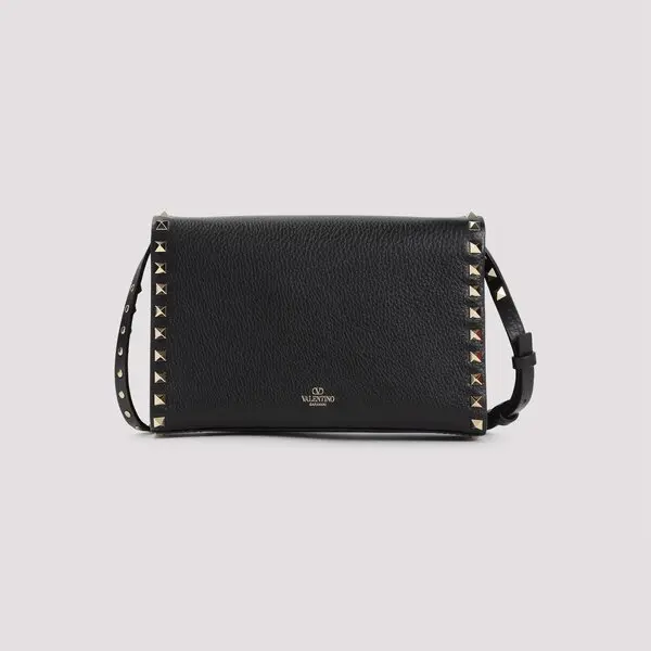 Valentino Garavani Small Rockstud Shoulder Bag - Black