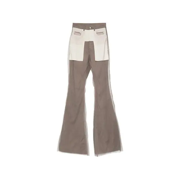 Rick Owens Trousers Flared Trousers - Brown